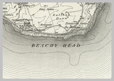 1890 Collection - Eastbourne (Lewes) Ordnance Survey Map– I Love Maps