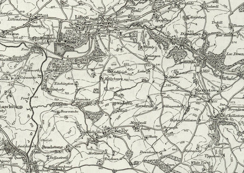 1890 Collection - Tavistock (Holsworthy) Ordnance Survey Map | I Love Maps