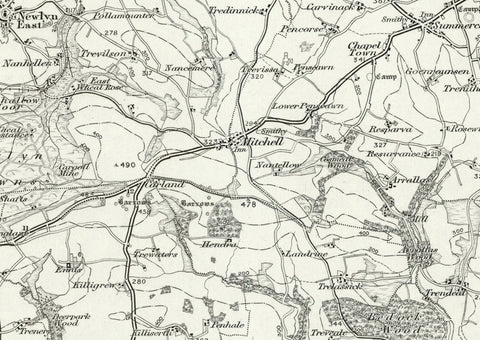 1890 Collection - Newquay (Trevose Head) Ordnance Survey Map | I Love Maps