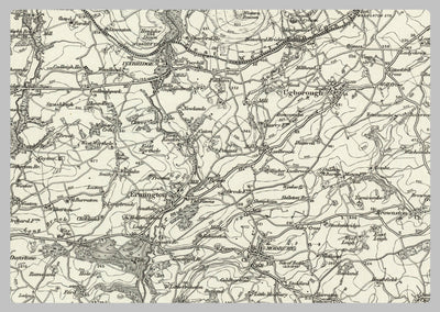 1890 Collection - Ivybridge (Dartmoor Forest) Ordnance Survey Map– I ...