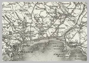 1890 Collection - Penzance Ordnance Survey Map– I Love Maps