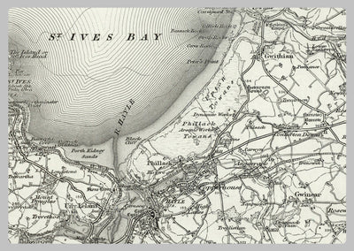 1890 Collection - Penzance Ordnance Survey Map– I Love Maps