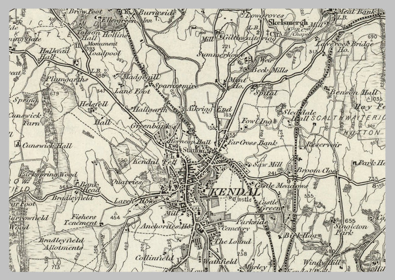 1890 Collection - Kendal (Appleby) Ordnance Survey Map– I Love Maps