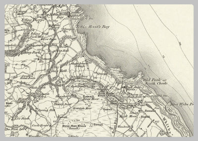 1890 Collection - Scalby (Whitby) Ordnance Survey Map– I Love Maps