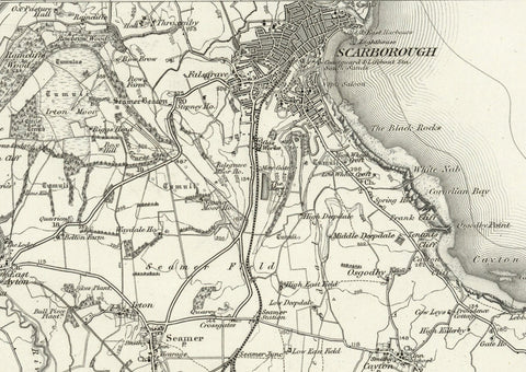 1890 Collection - Scarborough Ordnance Survey Map | I Love Maps
