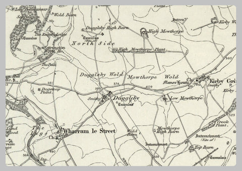 1890 Collection - Great Driffield (Scarborough) Ordnance Survey Map | I ...