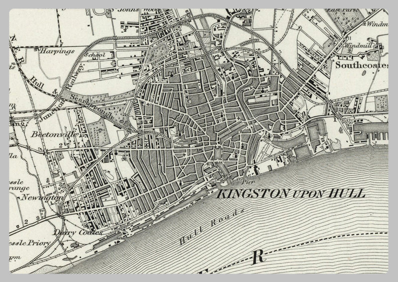 1890 Collection - Kingston upon Hull Ordnance Survey Map– I Love Maps