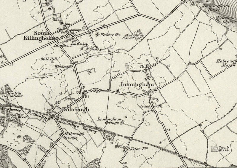 1890 Collection - Patrington (Hornsea) Ordnance Survey Map– I Love Maps