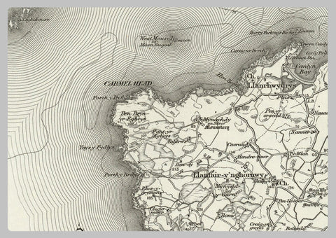 1890 Collection - Holyhead Ordnance Survey Map | I Love Maps