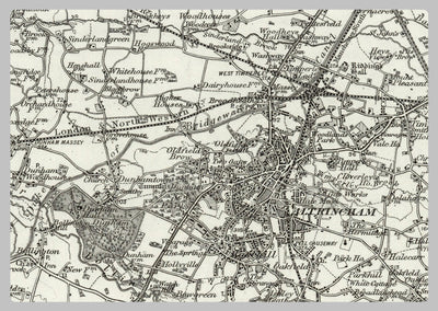 1890 Collection - Stockport (Manchester) Ordnance Survey Map– I Love Maps