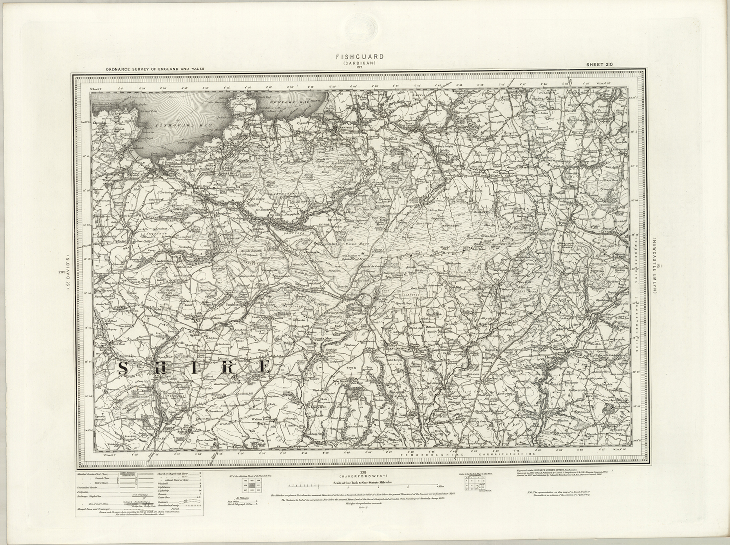 1890 Collection - Fishguard (Cardigan) Ordnance Survey Map– I Love Maps