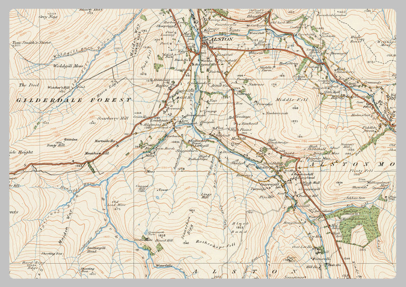 1920 Collection - Alston & Weardale Ordnance Survey Map– I Love Maps