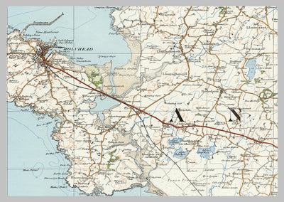 1920 Collection - Anglesey Ordnance Survey Map– I Love Maps