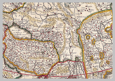 1632 - Map of Asia by Jan Jansson– I Love Maps