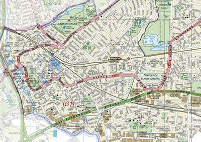 Barking & Dagenham London Borough Map– I Love Maps