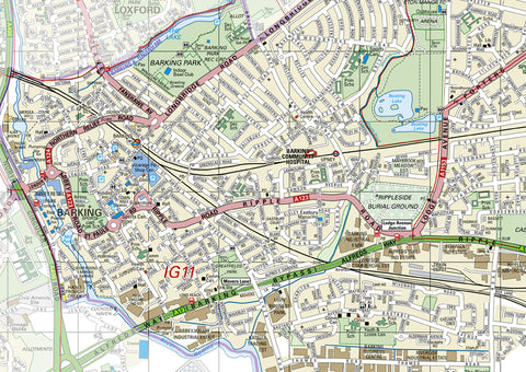 Barking & Dagenham London Borough Map | I Love Maps