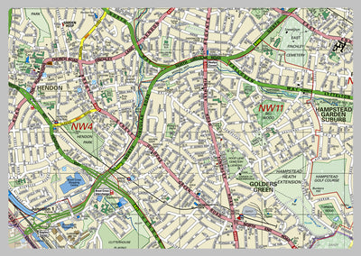 Barnet London Borough Map– I Love Maps