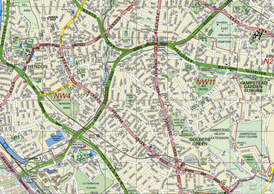Barnet London Borough Map– I Love Maps