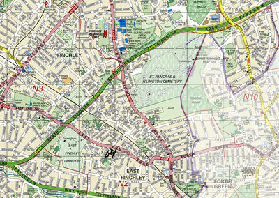 Barnet London Borough Map– I Love Maps