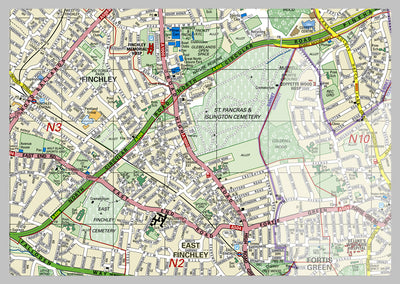 Barnet London Borough Map– I Love Maps