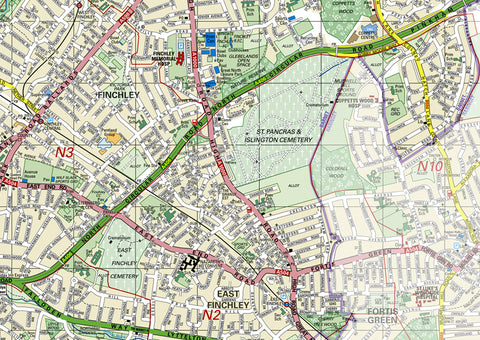 Barnet London Borough Map | I Love Maps