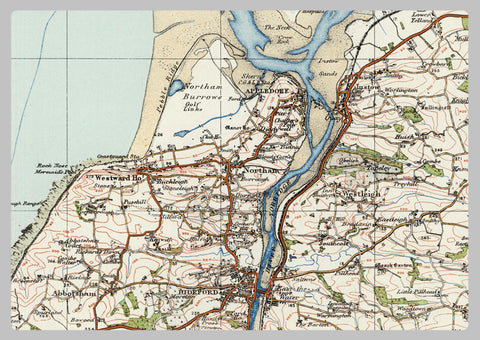 1920 Collection - Barnstaple & Exmoor Ordnance Survey Map | I Love Maps