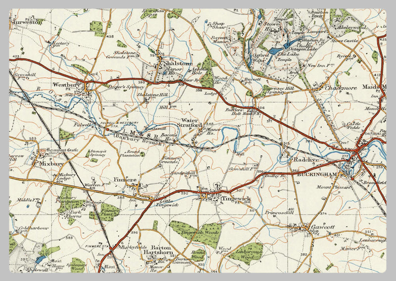 1920 Collection - Bicester Ordnance Survey Map– I Love Maps