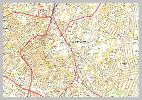 Birmingham Street Map– I Love Maps