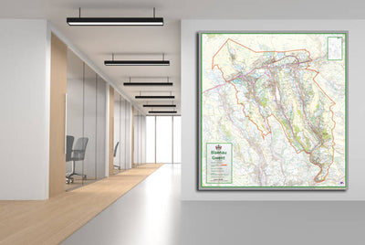 Blaenau Gwent County Map– I Love Maps