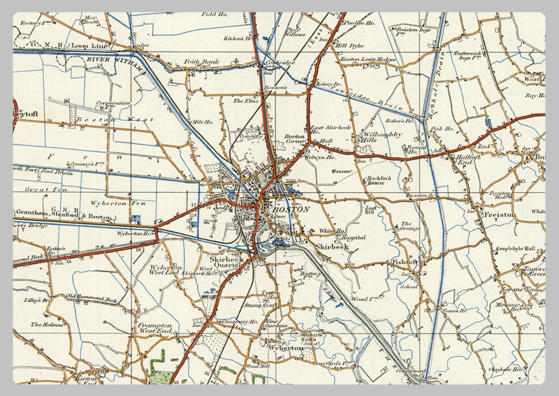 1920 Collection - Boston Ordnance Survey Map | I Love Maps