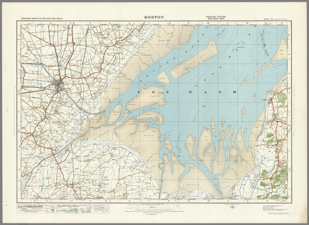1920 Collection - Boston Ordnance Survey Map | I Love Maps