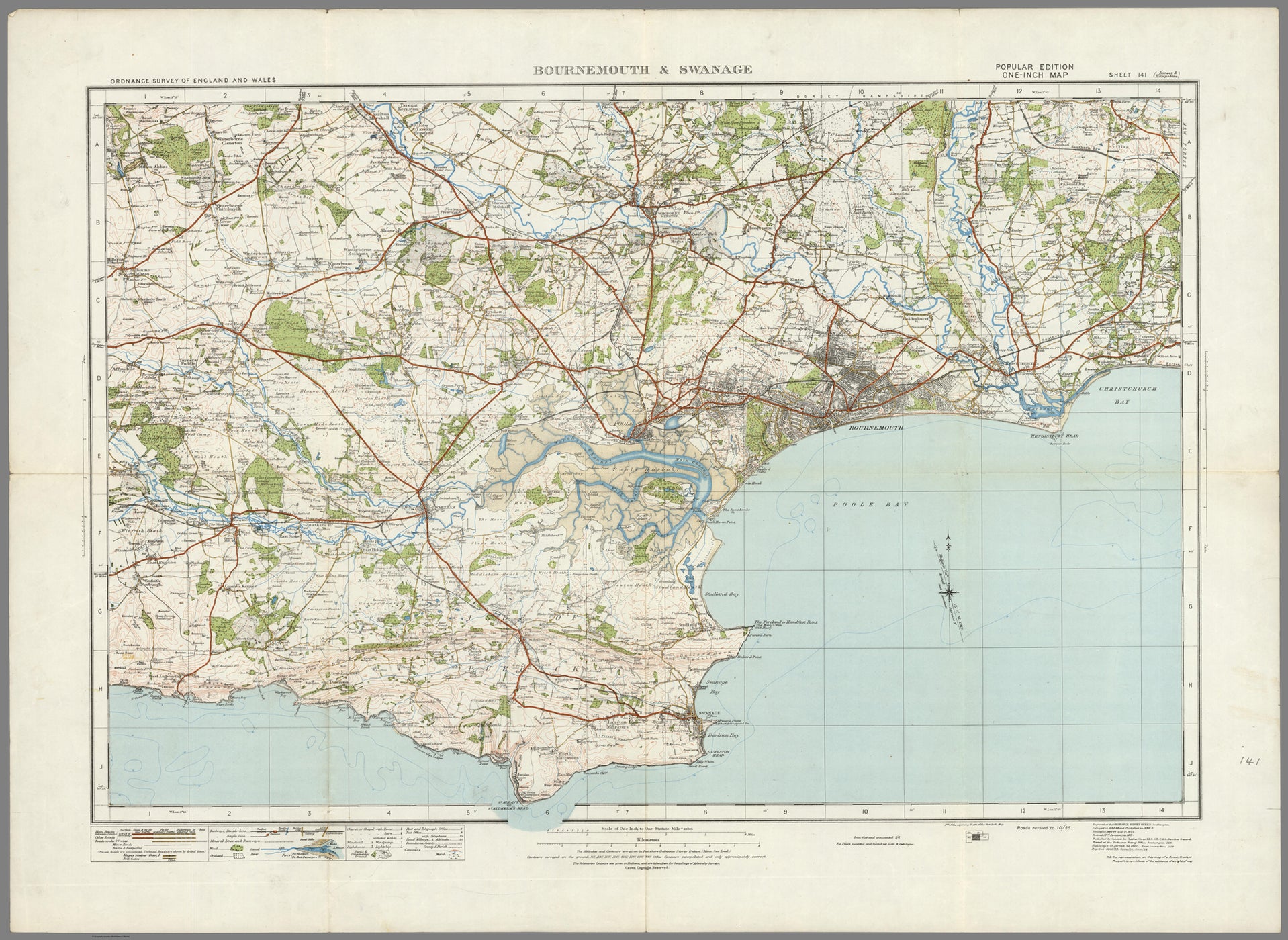 1920 Collection - Bournemouth & Swanage Ordnance Survey Map– I Love Maps