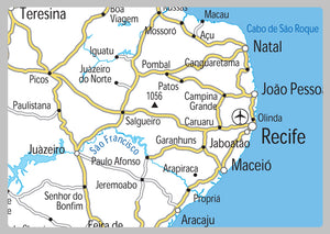 Brazil Road Map– I Love Maps