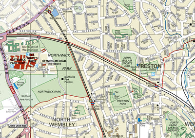 Brent London Borough Map– I Love Maps