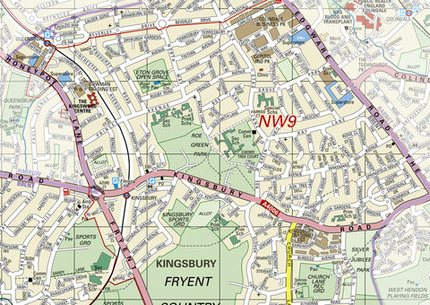 Brent London Borough Map | I Love Maps