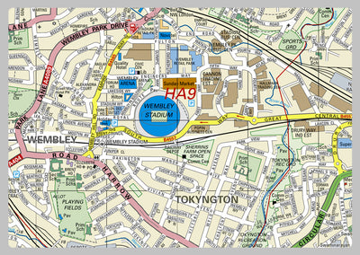Brent London Borough Map– I Love Maps
