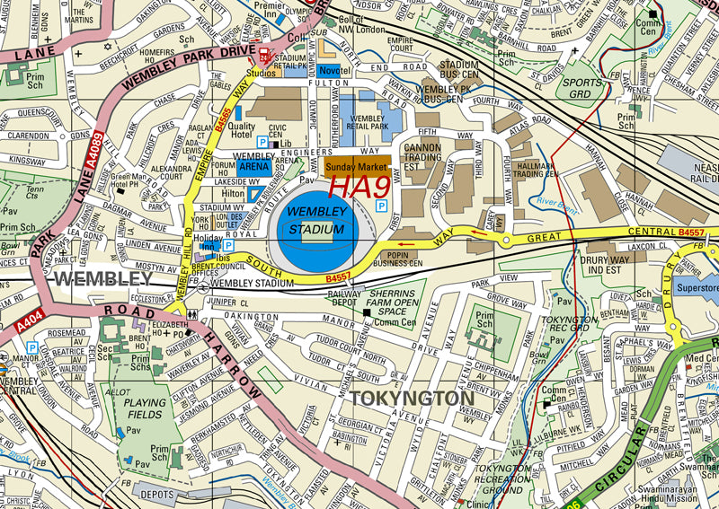 Brent London Borough Map– I Love Maps