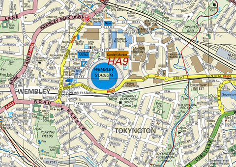 Brent London Borough Map | I Love Maps