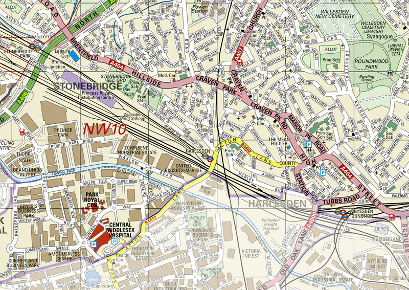 Brent London Borough Map | I Love Maps