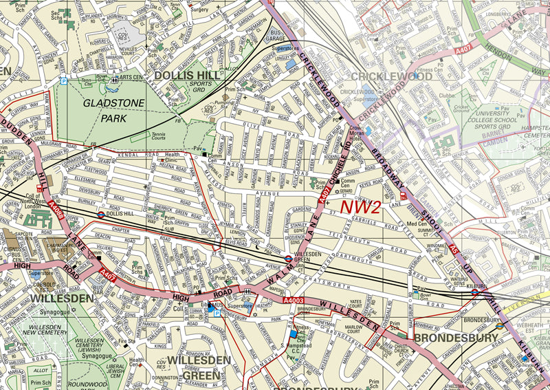 Brent London Borough Map– I Love Maps