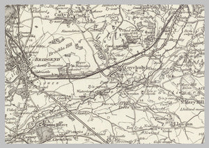 1890 Collection - Bridgend (Pontypridd) Ordnance Survey Map– I Love Maps