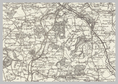 1890 Collection - Bridgend (Pontypridd) Ordnance Survey Map– I Love Maps
