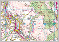 Bridgend County Map– I Love Maps