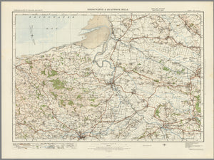 1920 Collection - Bridgwater & Quantock Hills Ordnance Survey Map– I ...