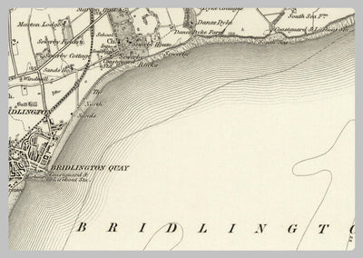 1890 Collection - Bridlington (Flamborough) Ordnance Survey Map– I Love ...