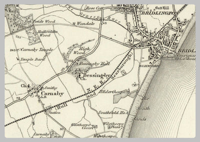 1890 Collection - Bridlington (Flamborough) Ordnance Survey Map– I Love ...