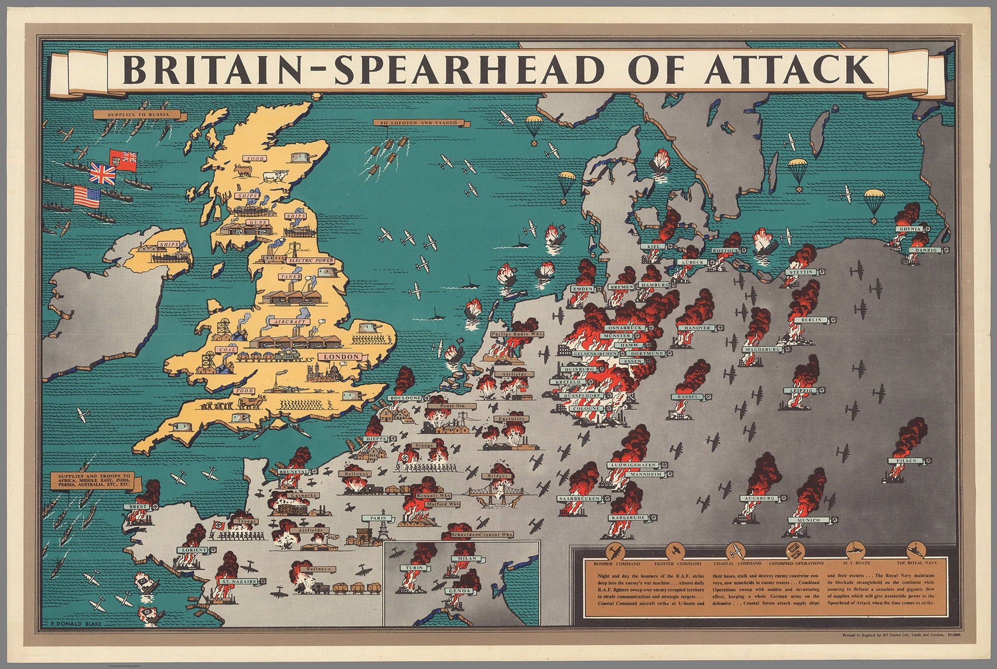 WW2 Britain - Spearhead of Attack 1944– I Love Maps