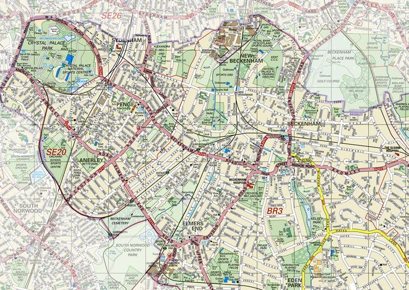 Bromley London Borough Map– I Love Maps