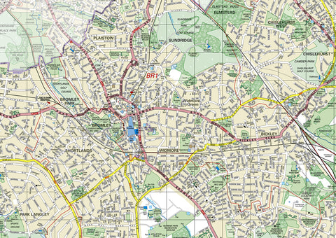 Bromley London Borough Map | I Love Maps