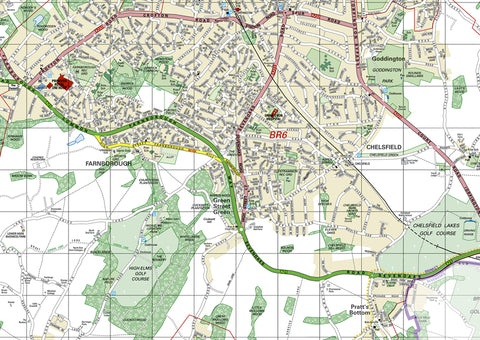 Bromley London Borough Map | I Love Maps